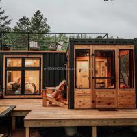 China Spacious 20 Foot Modular Luxury Prefabricated Mobile Residential Flat Package Garden Container Bedroom for Family House for sale