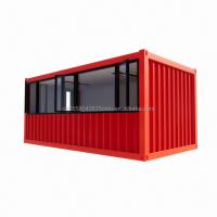 China Prefab Kit Set Modular Cabins Container Homes 20ft or 40ft Steel Frame Galvanized Steel Bending 180g for Kitset Building for sale