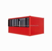 China Prefab Kit Set Modular Cabins Container Homes 20ft or 40ft Steel Frame Galvanized Steel Bending 180g for Kitset Building for sale