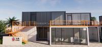 China 10ft Shipping Container Coffee Shop Steel Frame Container Shop Kiosk with Galvanized Steel Bending 180g Container Houses for sale