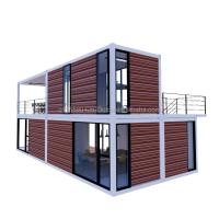 China Galvanized Steel Bending 40ft Container House Flat Pack Mobile Prefabricated Tiny Home with 3 Bedroom in High Demand for sale