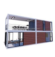 China Galvanized Steel Bending 40ft Container House Flat Pack Mobile Prefabricated Tiny Home with 3 Bedroom in High Demand for sale