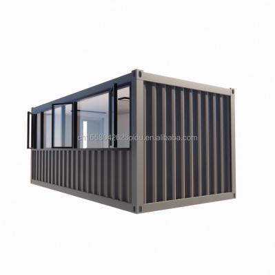 China 20ft or 40ft Mini Pop Up Shop Container House Restaurant Shop Street Food Kiosk Container with Aluminum Alloy Windows for sale