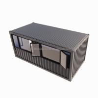 China 20ft or 40ft Mini Pop Up Shop Container House Restaurant Shop Street Food Kiosk Container with Aluminum Alloy Windows for sale