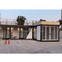 China Customized Color Eco-Friendly Living Solution Prefab Steel Houses Combined with 20ft or 40ft Options and Container Houses for sale