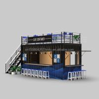 China Customized Color 20FT or 40FT Luxury Shipping Container Bar Prefabricated Foldable Cafe Container Coffee Shop for sale