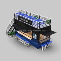 China Customized Color 20FT or 40FT Luxury Shipping Container Bar Prefabricated Foldable Cafe Container Coffee Shop for sale