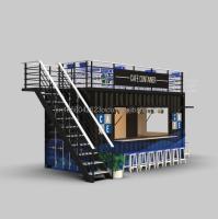 China Customized Color 20FT or 40FT Luxury Shipping Container Bar Prefabricated Foldable Cafe Container Coffee Shop for sale