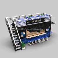 China Customized Color 20FT or 40FT Luxury Shipping Container Bar Prefabricated Foldable Cafe Container Coffee Shop for sale