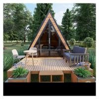 China Hotel Resort Prefab Container House with One Bed Bathroom Kitchen and Sandwich Panel Door in Modern Triangular Shape for sale