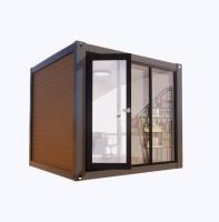 China Affordable Container House with 50/75/100mm Wave Sandwich Panel Wall and Aluminum Alloy Windows for sale