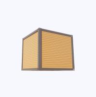 China Affordable Container House with 50/75/100mm Wave Sandwich Panel Wall and Aluminum Alloy Windows for sale