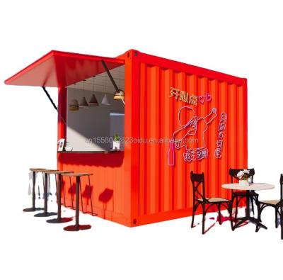 China Supermarket Made of Galvanized Steel Square Tubes Main Structure for 20ft or 40ft Mobile Prefabricated Foldable House for sale