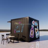 China Supermarket Made of Galvanized Steel Square Tubes Main Structure for 20ft or 40ft Mobile Prefabricated Foldable House for sale