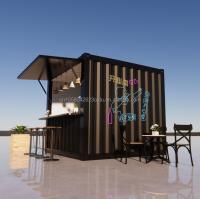 China Supermarket Made of Galvanized Steel Square Tubes Main Structure for 20ft or 40ft Mobile Prefabricated Foldable House for sale