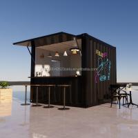 China Supermarket Made of Galvanized Steel Square Tubes Main Structure for 20ft or 40ft Mobile Prefabricated Foldable House for sale