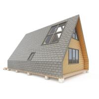 China EU Bathroom Living Room Wooden Triangle Container with Sandwich Panel Door and Galvanized Steel Square Tubes Structure for sale