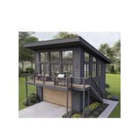 China Galvanized Steel Square Tubes 2 Bedroom Outdoor Building Prefab Shipping Container House for Villa/Hot Courtyard Garden for sale