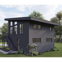 China Galvanized Steel Square Tubes 2 Bedroom Outdoor Building Prefab Shipping Container House for Villa/Hot Courtyard Garden for sale
