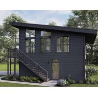 China Galvanized Steel Square Tubes 2 Bedroom Outdoor Building Prefab Shipping Container House for Villa/Hot Courtyard Garden for sale