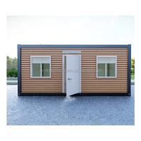 China 20ft Prefabricated Wooden House Steel Frame Tiny Home for Forest Residential Container Mobile Prefabricated Houses Sale for sale