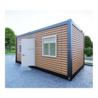 China 20ft Prefabricated Wooden House Steel Frame Tiny Home for Forest Residential Container Mobile Prefabricated Houses Sale for sale