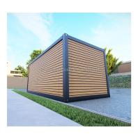 China 20ft Prefabricated Wooden House Steel Frame Tiny Home for Forest Residential Container Mobile Prefabricated Houses Sale for sale
