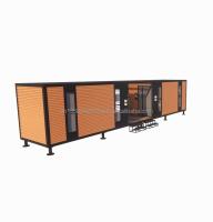 China Affordable Aluminum Alloy Windows Steel Structure Prefab Foldable Villa Container House with Galvanized Steel Square Tubes for sale
