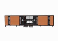China Affordable Aluminum Alloy Windows Steel Structure Prefab Foldable Villa Container House with Galvanized Steel Square Tubes for sale