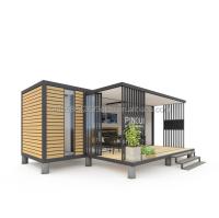 China Prefab Modular Container Houses Modern Design Style with Steel Frame Galvanized Steel Bending 180g for sale