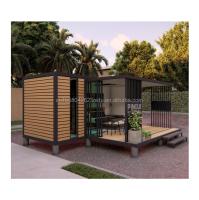 China Prefab Modular Container Houses Modern Design Style with Steel Frame Galvanized Steel Bending 180g for sale