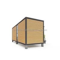 China Prefab Modular Container Houses Modern Design Style with Steel Frame Galvanized Steel Bending 180g for sale