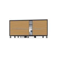 China Prefab Modular Container Houses Modern Design Style with Steel Frame Galvanized Steel Bending 180g for sale
