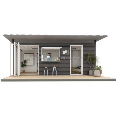 China Galvanized Steel Square Tubes Main Structure Used for Prefabricated Modular Flat Pack Shipping Container Office Building for sale