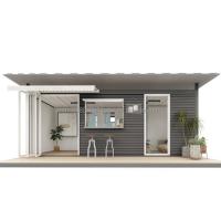 China Galvanized Steel Square Tubes Main Structure Used for Prefabricated Modular Flat Pack Shipping Container Office Building for sale