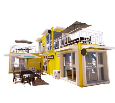 China Foldable Steel Structure Container Houses for Bars and Cafes for sale