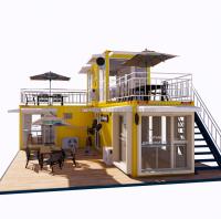 China Foldable Steel Structure Container Houses for Bars and Cafes for sale