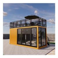 China 20ft Bathroom Black Container House With One Bedroom Hotel Kitchen Manufactured By Prefabricated Houses for sale