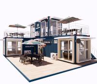 China Foldable Steel Structure Container Houses for Bars and Cafes for sale