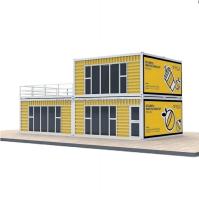 China 20ft Bathroom Black Container House With One Bedroom Hotel Kitchen Manufactured By Prefabricated Houses for sale