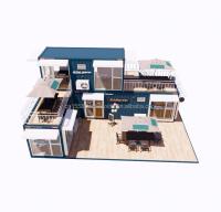 China Foldable Steel Structure Container Houses for Bars and Cafes for sale