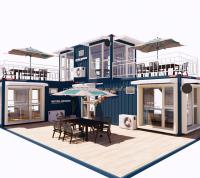 China Foldable Steel Structure Container Houses for Bars and Cafes for sale