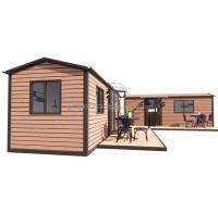China Modern Design Modular Steel Container House Prefabricated Flat Pack for Outdoor Aluminum Alloy Windows Included in Design for sale