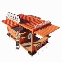 China Aluminum Alloy Windows Popular 20FT Container Coffee Shop Container House for Restaurant for sale