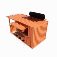 China Aluminum Alloy Windows Popular 20FT Container Coffee Shop Container House for Restaurant for sale