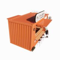 China Aluminum Alloy Windows Popular 20FT Container Coffee Shop Container House for Restaurant for sale