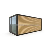 China Wooden Floor Villa Container Portable Assembly 20 Feet Modular Flat Pack Steel Mobile Prefab House for Chinese Villa for sale
