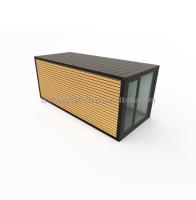 China Wooden Floor Villa Container Portable Assembly 20 Feet Modular Flat Pack Steel Mobile Prefab House for Chinese Villa for sale
