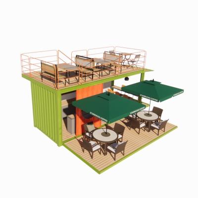 China 2023 Top Selling Outdoor Modular Prefab Houses Container Steel Frame Galvanized with Galvanized Steel Bending Container for sale