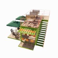 China 2023 Top Selling Outdoor Modular Prefab Houses Container Steel Frame Galvanized with Galvanized Steel Bending Container for sale